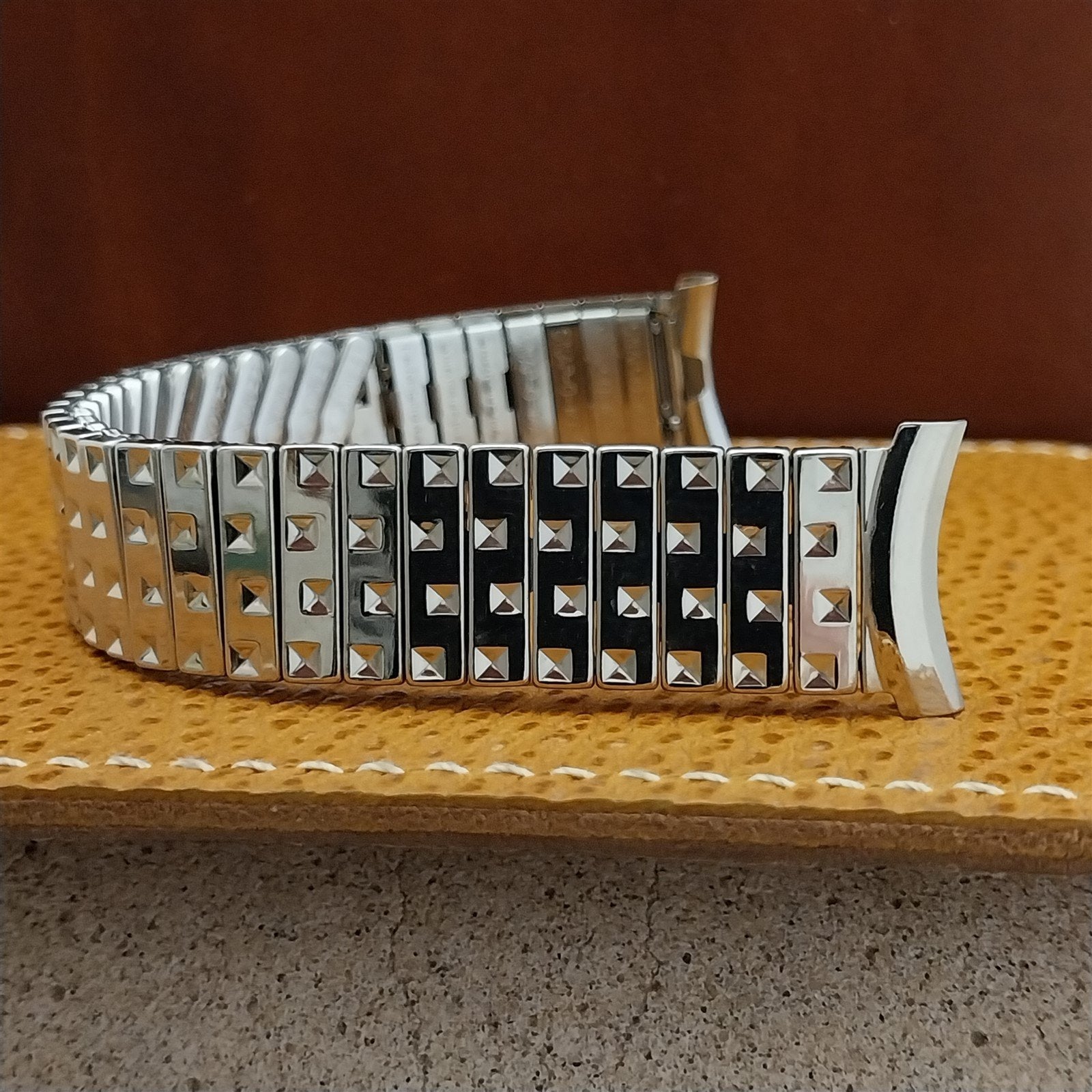Lenox USA Stainless Steel Unused 1950s Vintage Watch Band 16mm 18mm 19 ...