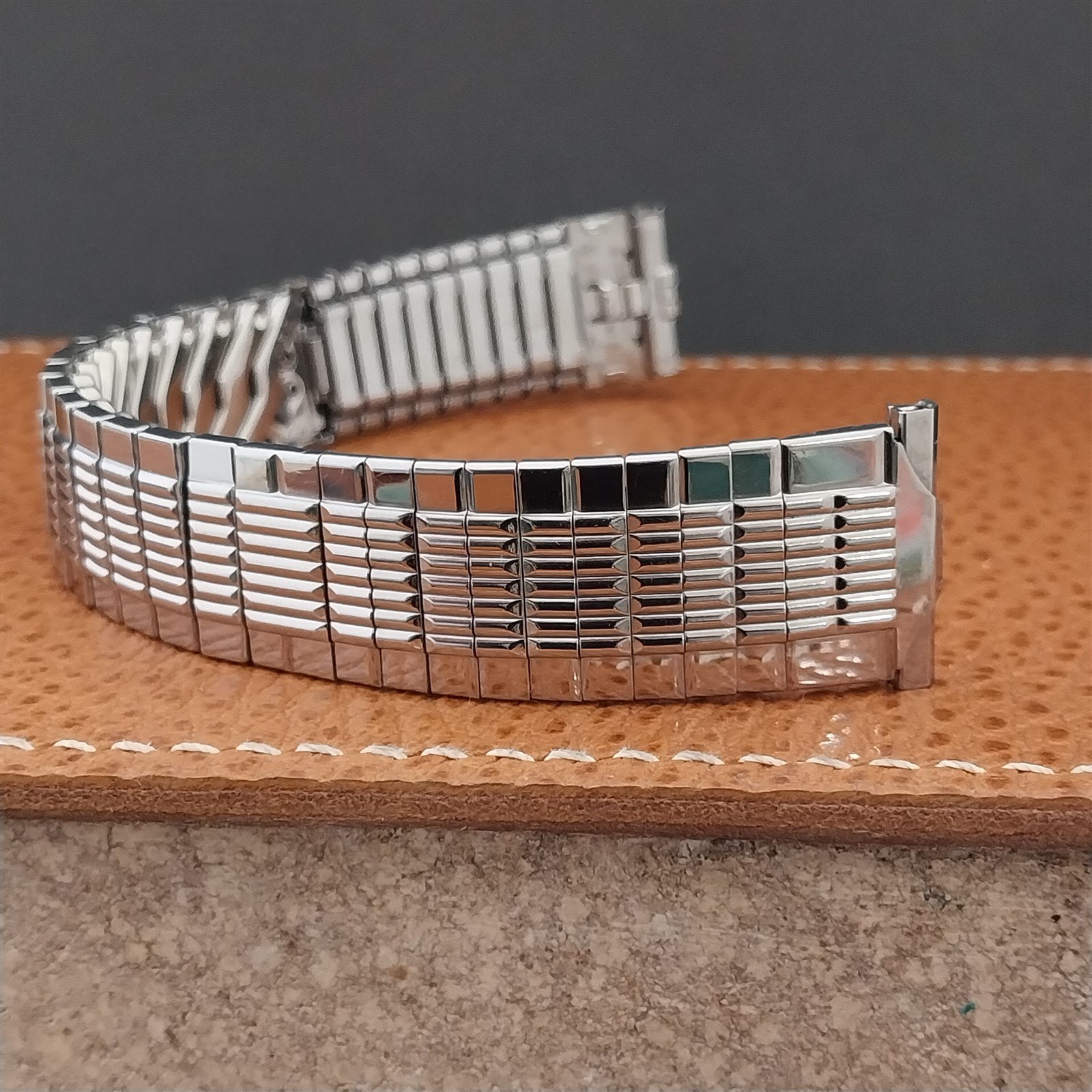 Gemex USA Stainless Steel Expansion Classic nos 1950s Vintage Watch Ba ...