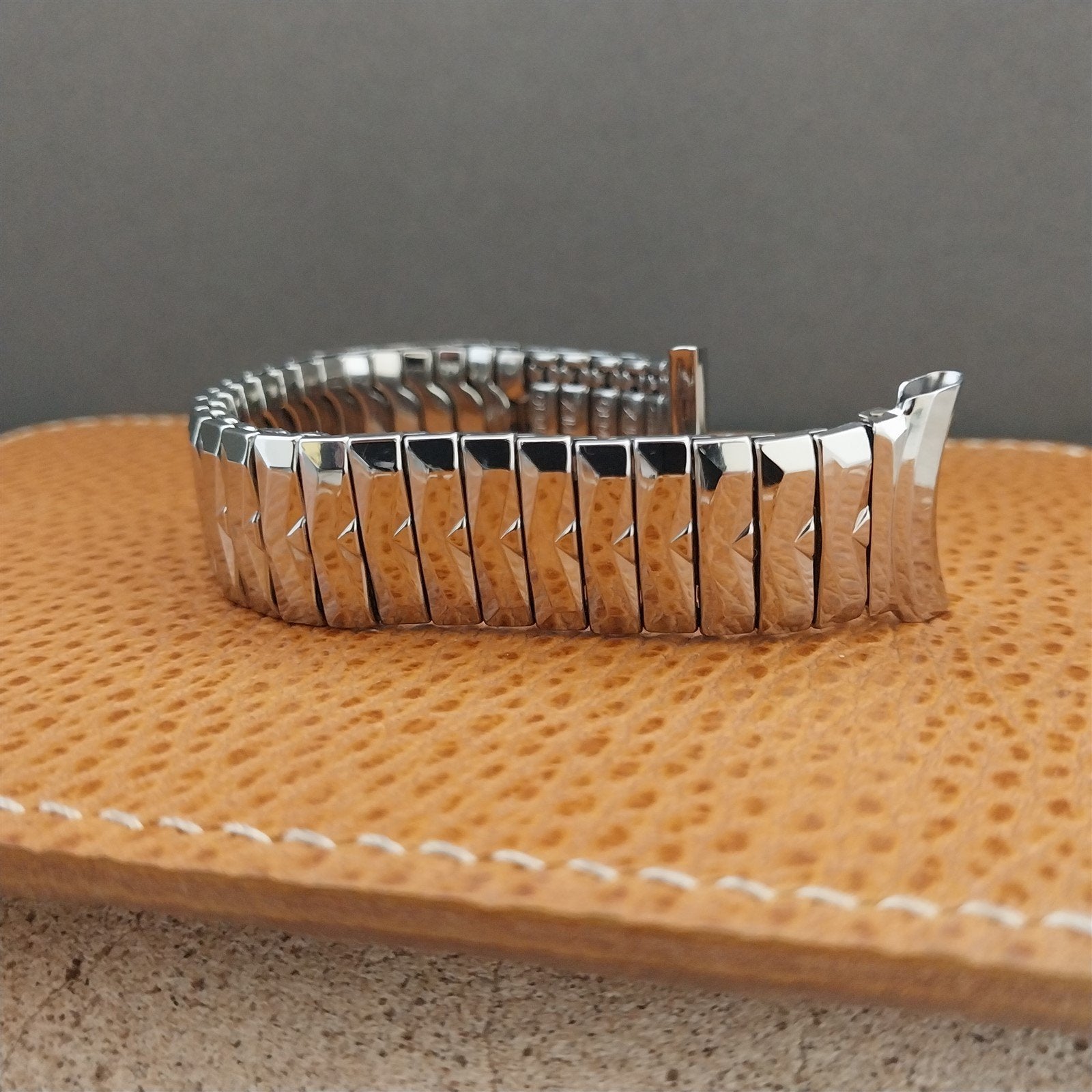 Stainless Steel Expansion Gemex Excalibar nos 1950s Vintage Watch Band ...