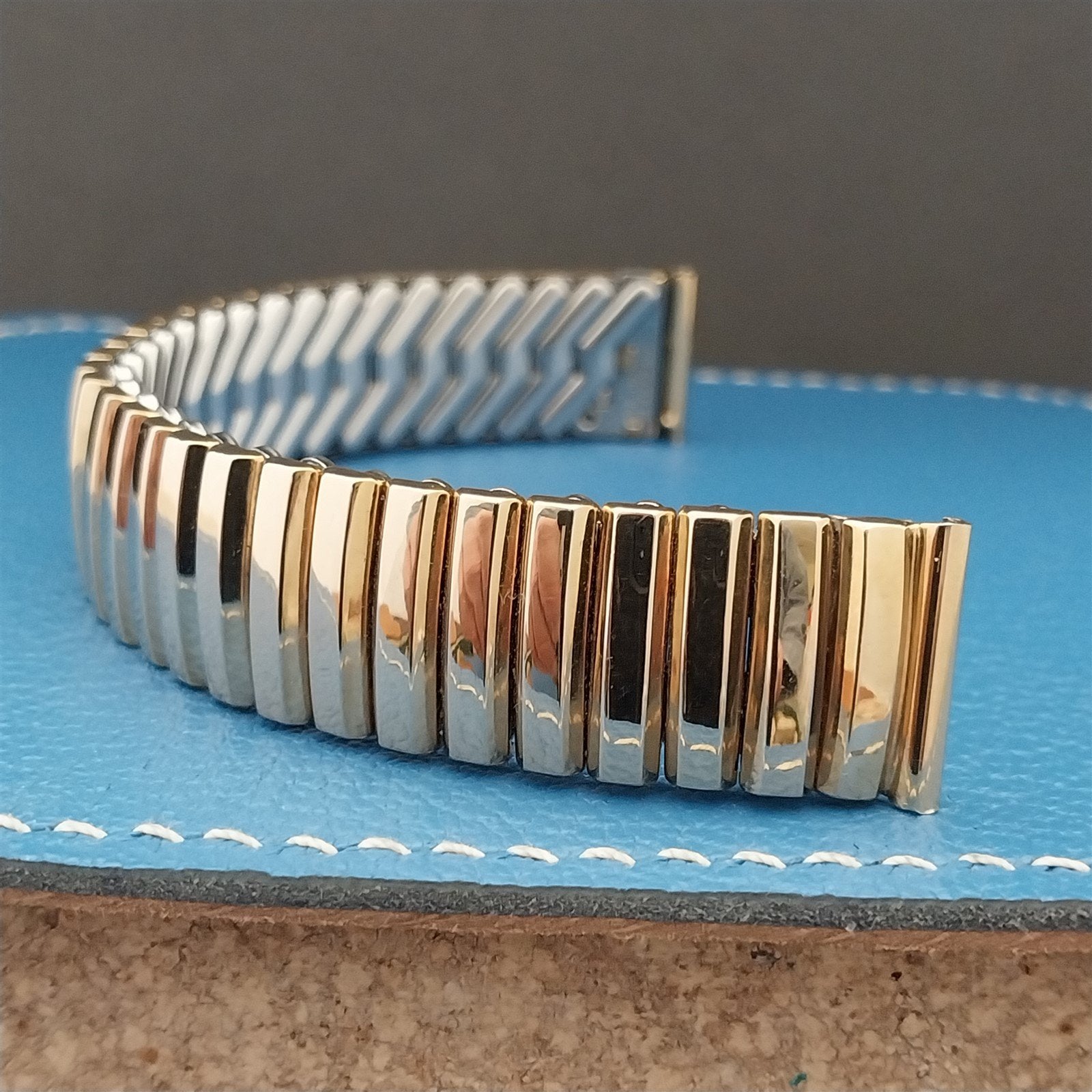 5/8" 12k Gold-Filled Hadley Elgin Expansion 1950s Vintage Watch Band ...