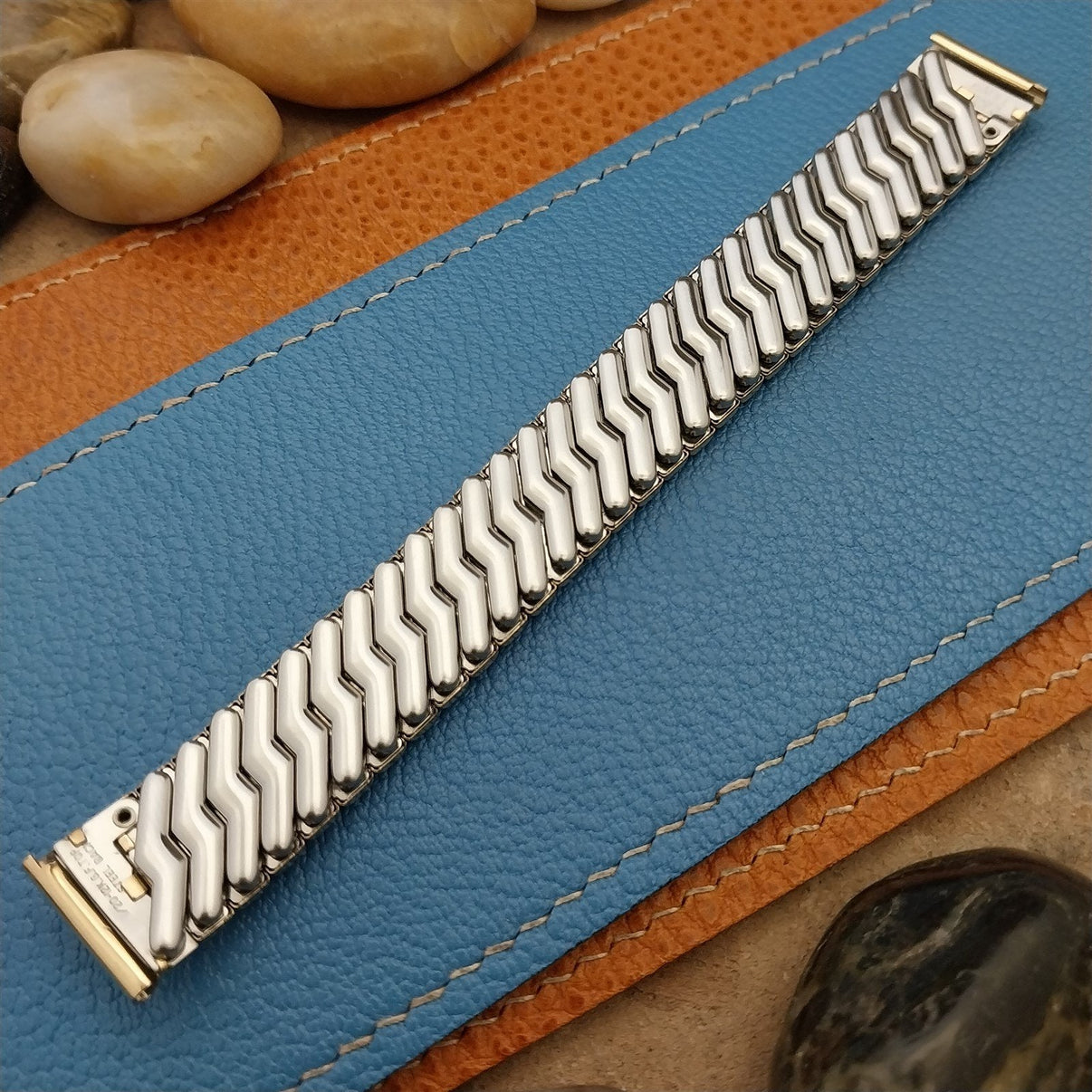 5/8" 12k Gold-Filled Hadley Elgin Expansion 1950s Vintage Watch Band ...
