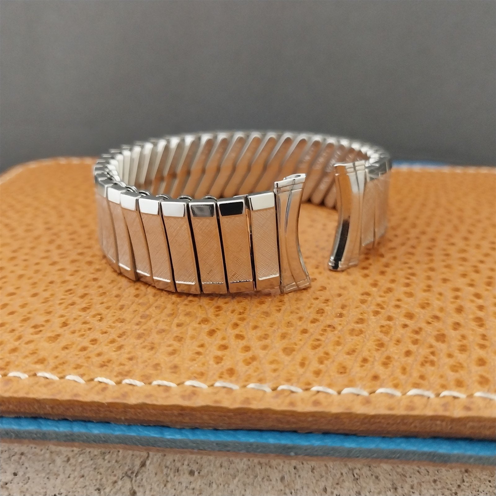 1960s Lenox Stainless Steel New Old Vintage Watch Band nos 19mm 18mm 1 ...
