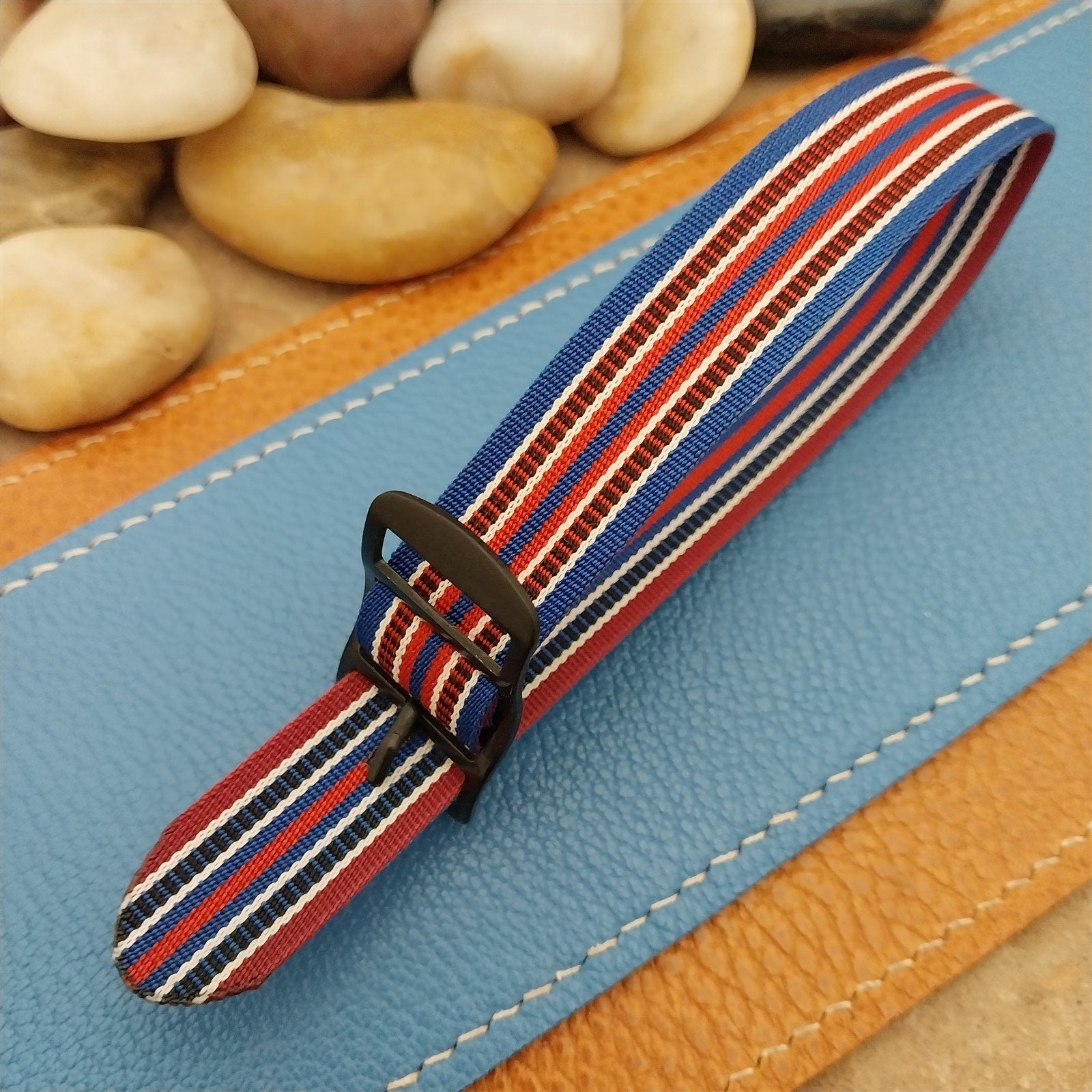 Vintage 16mm 1960s Reversible Striped Perlon Classic Single Pass NOS W ...