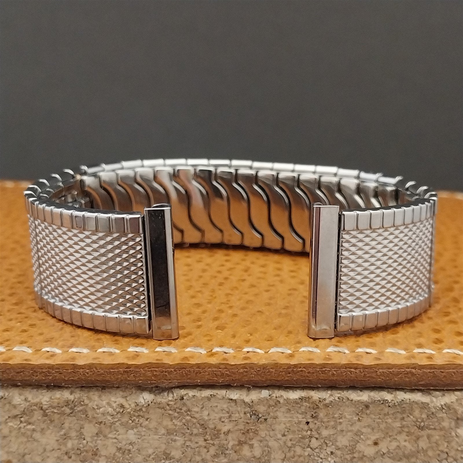 Vintage 19mm 18mm 17.2mm Gemex 1950s Stainless Steel Unused MCM Watch ...