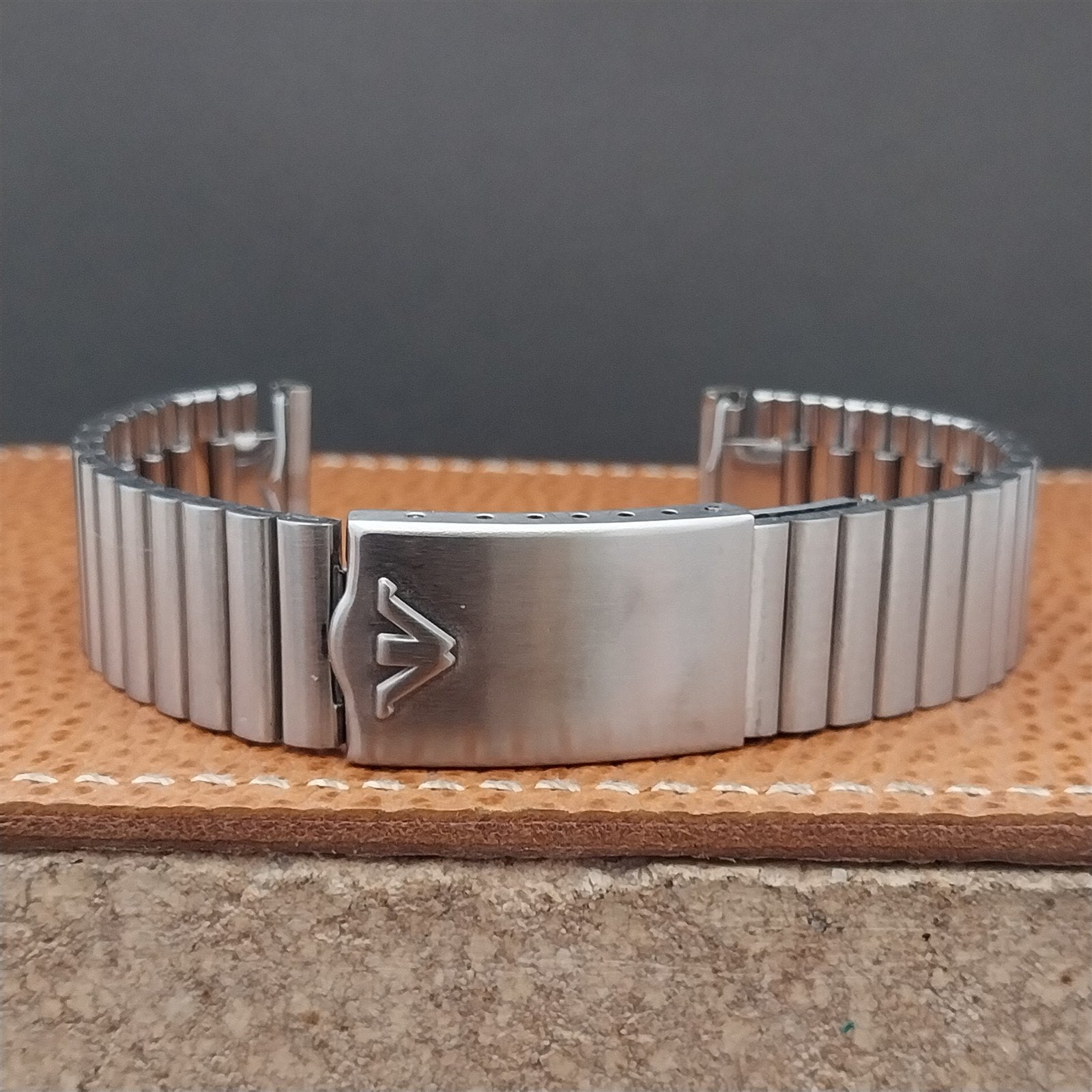 Vintage 18mm Wittnauer Stainless Steel Drema Kevin Classic Watch Band ...
