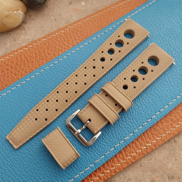 NSA 20mm Skindiver Tropical GT Rally Diver Desert Tan Watch Strap ...