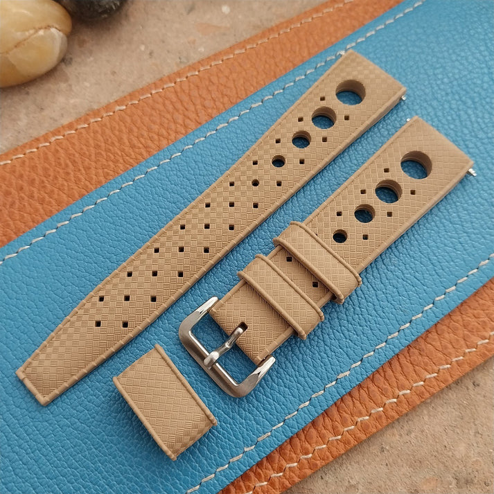 NSA 20mm Skindiver Tropical GT Rally Diver Desert Tan Watch Strap ...