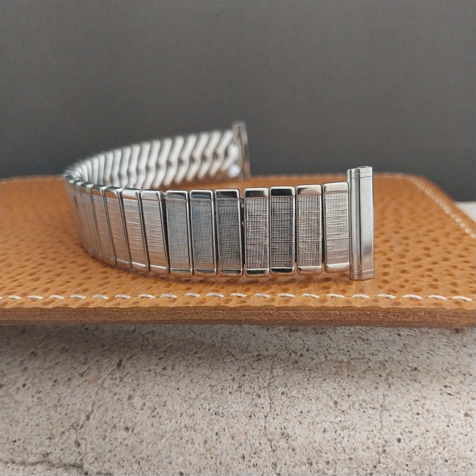 Stainless Steel Hadley USA Expansion nos 60s Vintage Watch Band 19mm 1 ...